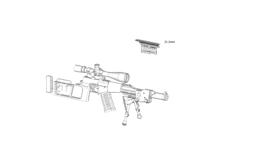 【TARKOV SPT mod】VSSM 3D MODEL | 3D Warehouse