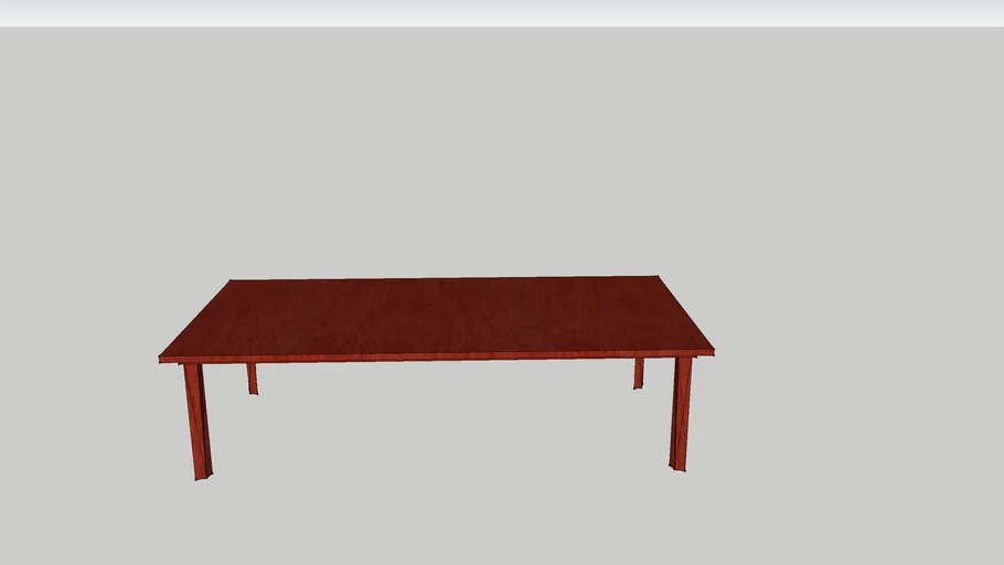 The Table of the Plotting of World Domination | 3D Warehouse