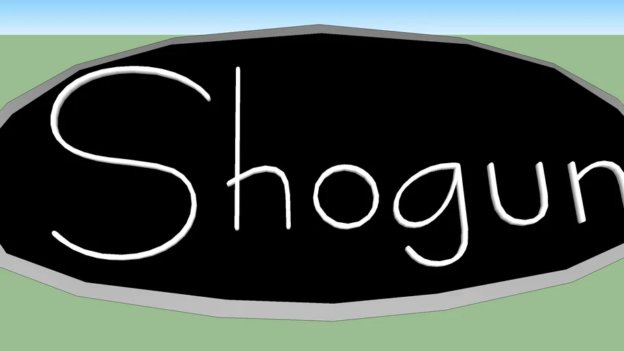 Shogun Logo 1987 - 1999 | 3D Warehouse
