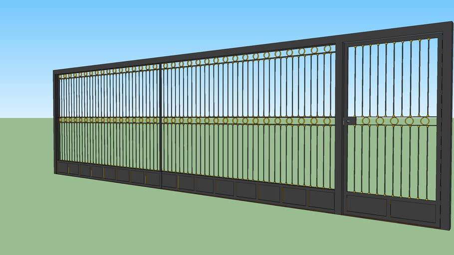 Portón 7 metros | 3D Warehouse