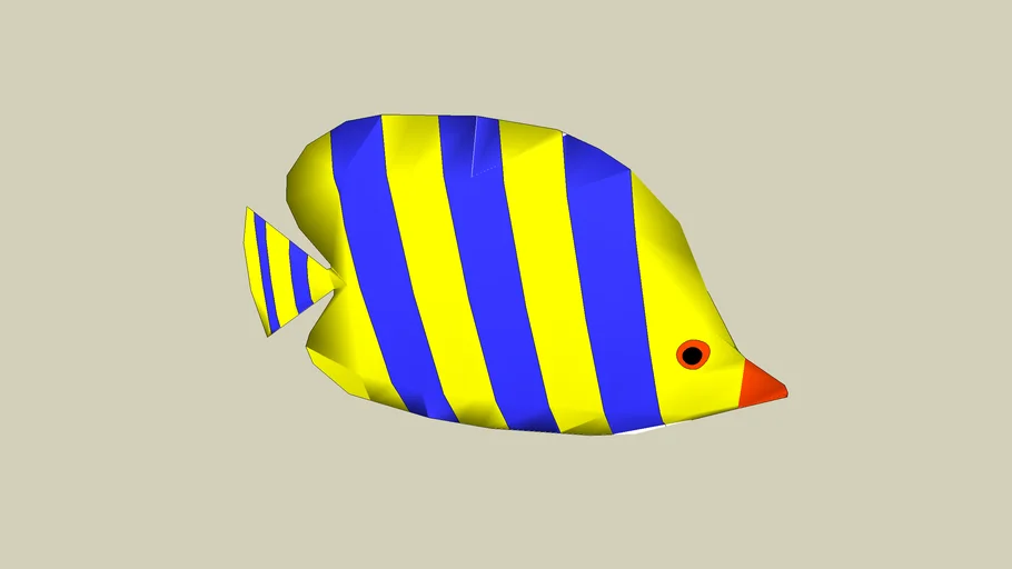 My fish, colored | 3D Warehouse
