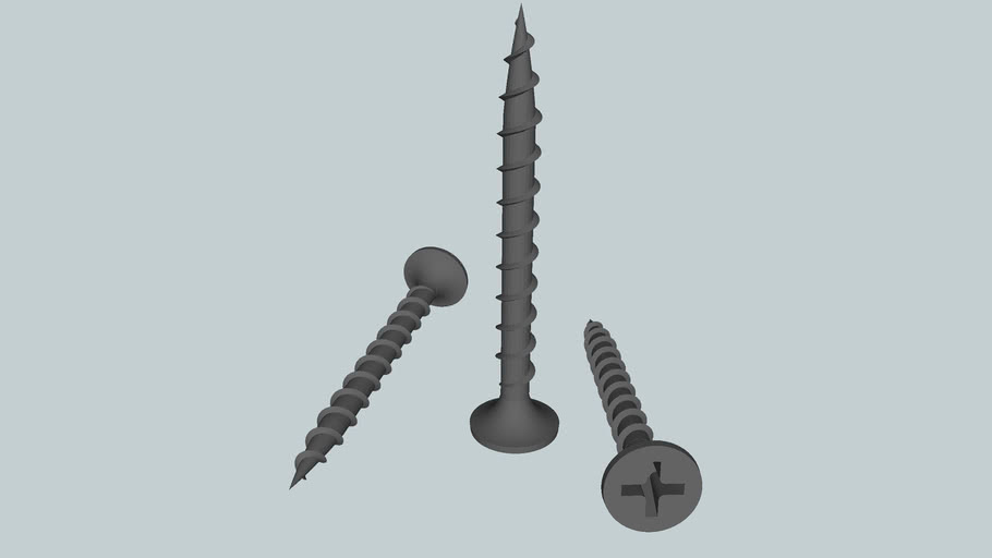 Dry wall screws | 3D Warehouse