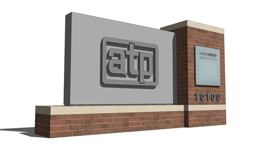 ATP Monument sign (Complex) | 3D Warehouse