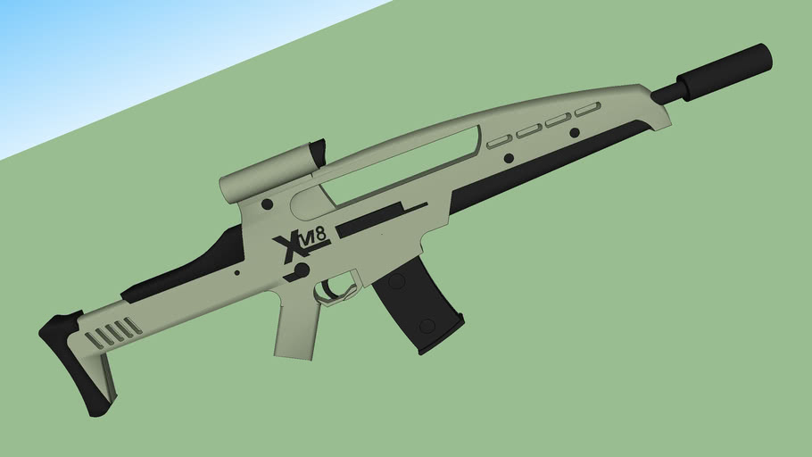 Silenced XM8 Weapon | 3D Warehouse