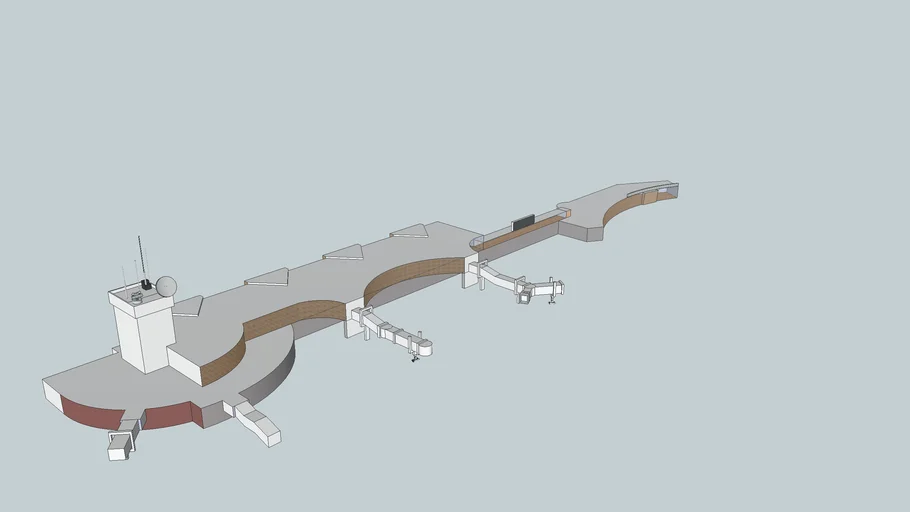 Small-medium airport (simple) | 3D Warehouse