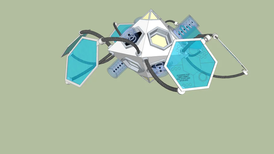 Futuristic TARDIS Console (Unfinished Prototype) | 3D Warehouse