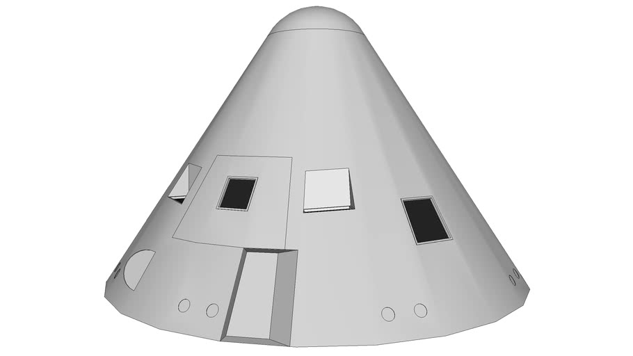 Saturn V Command Module | 3D Warehouse