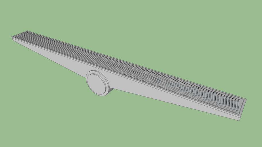 Linear drain | 3D Warehouse