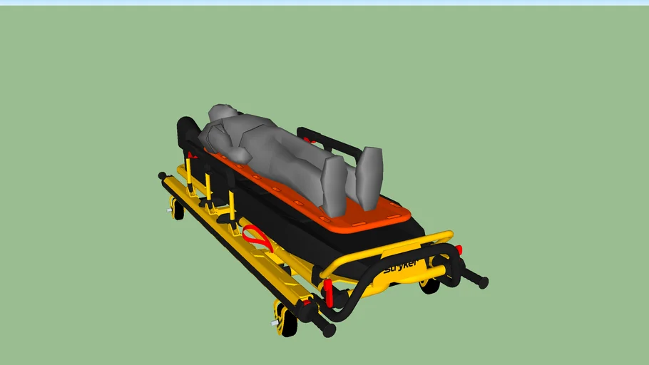 man on a stretcher | 3D Warehouse