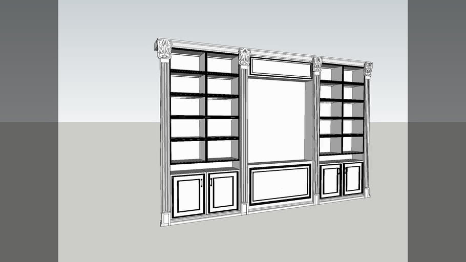 classic bookshelf | 3D Warehouse