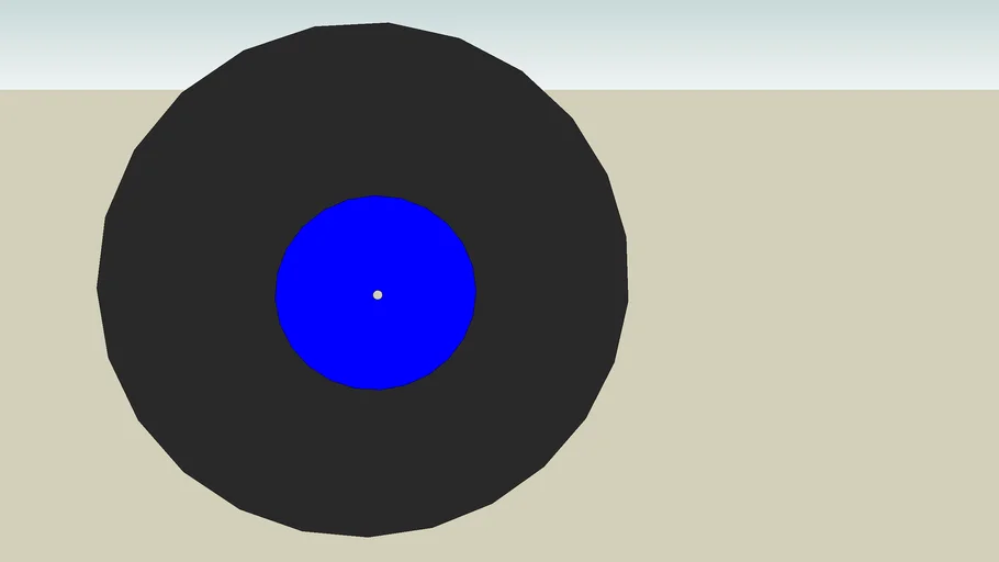 disco azul | 3D Warehouse