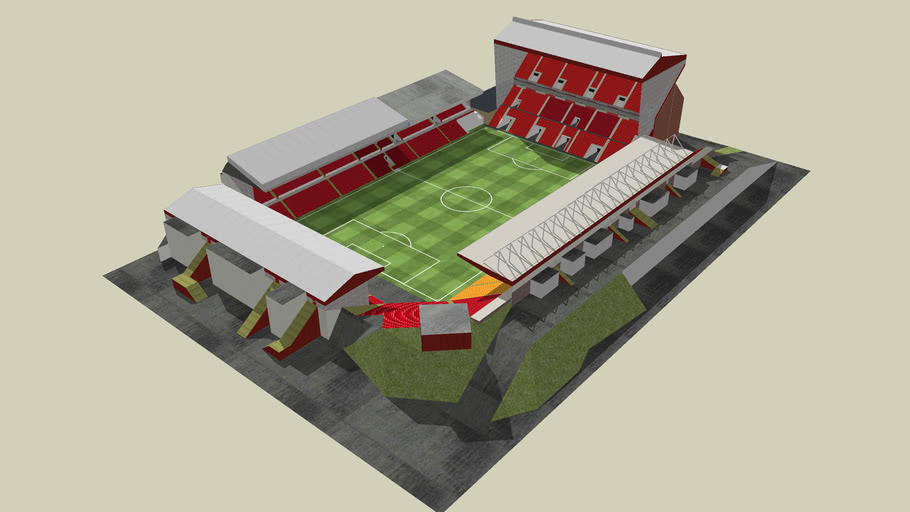 Aberdeen F.C - Pittodrie Stadium | 3D Warehouse