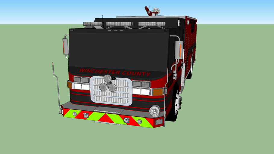 Winchester County FD Engine 9 | 3D Warehouse