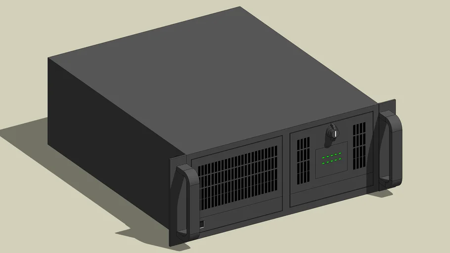 Industrial Rackmount PC Case | 3D Warehouse