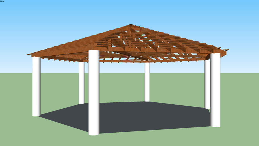 Quiosque Hexagonal | 3D Warehouse