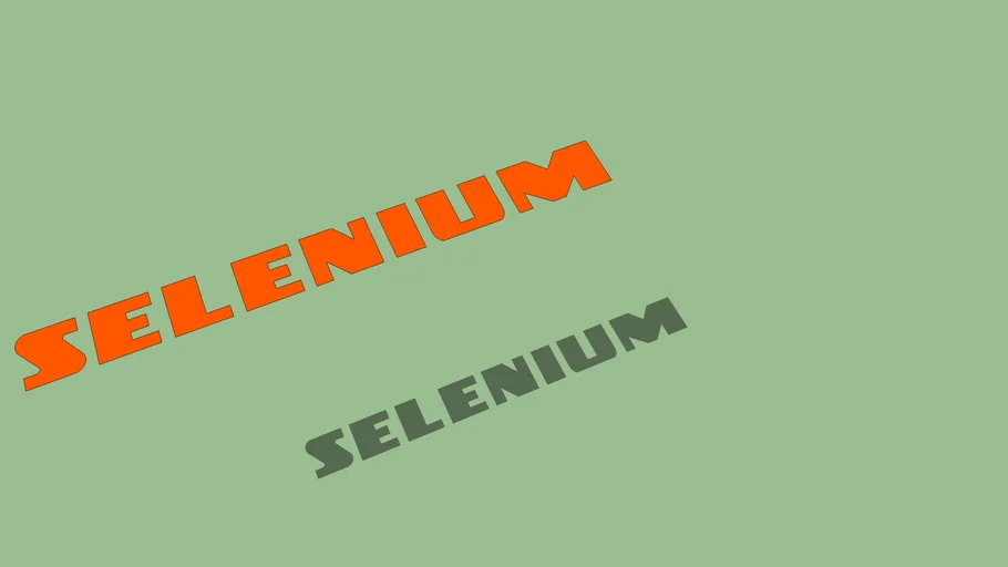 logo selenium | 3D Warehouse
