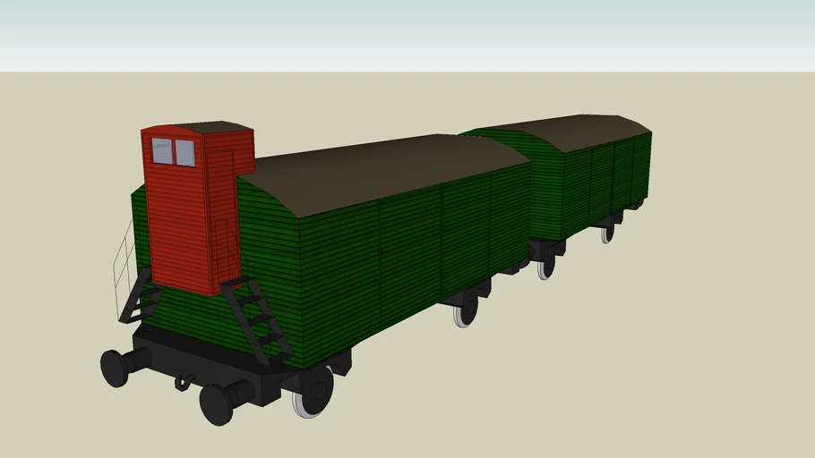 Old cargo wagons | 3D Warehouse