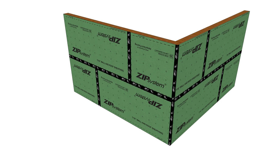 Zip system wall sheathing | 3D Warehouse