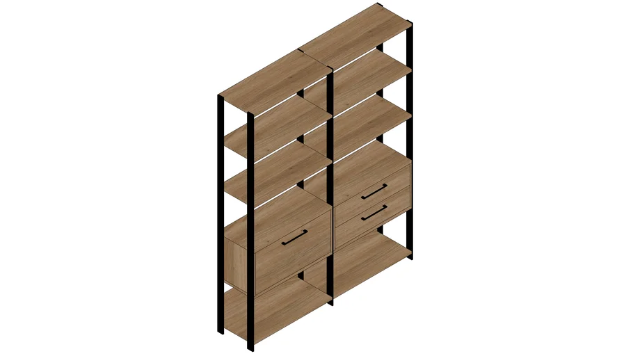 Estante Java Mobly | 3D Warehouse