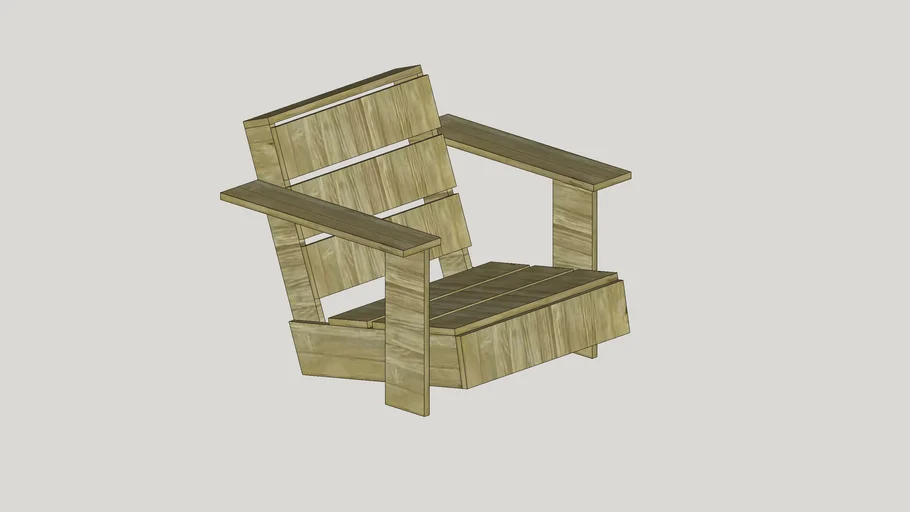 Adirondack chair | 3D Warehouse