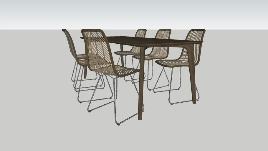 DINNER TABLE | 3D Warehouse