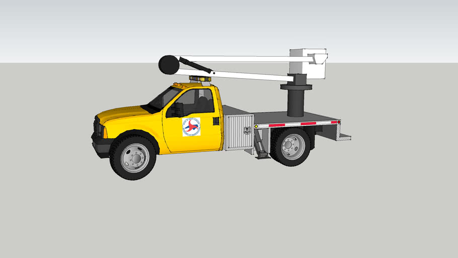 NCDOT F-350 Bucket Truck | 3D Warehouse