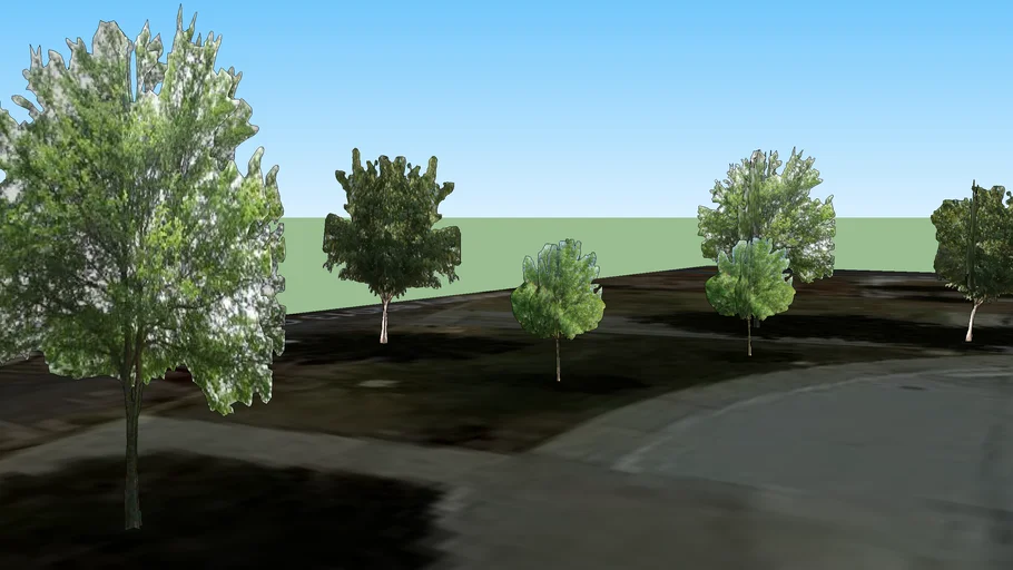 Vegetacion edificio N ICB-UACJ 1.1 | 3D Warehouse