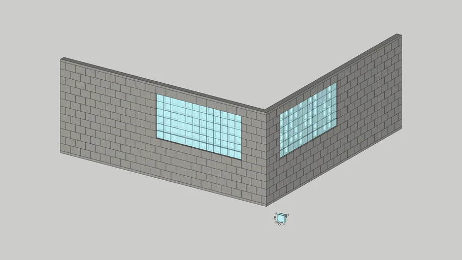 Clear Wall Blocks | 3D Warehouse
