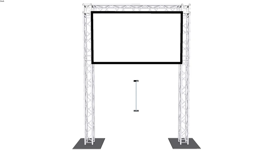 4.5m x 3m Projector Truss Arch | 3D Warehouse