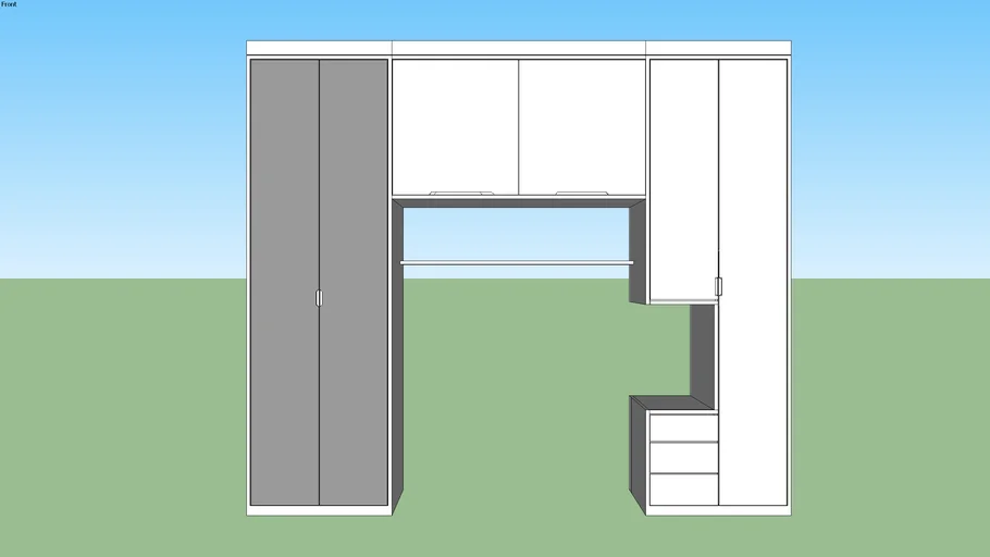 Guarda Roupa Solteiro | 3D Warehouse