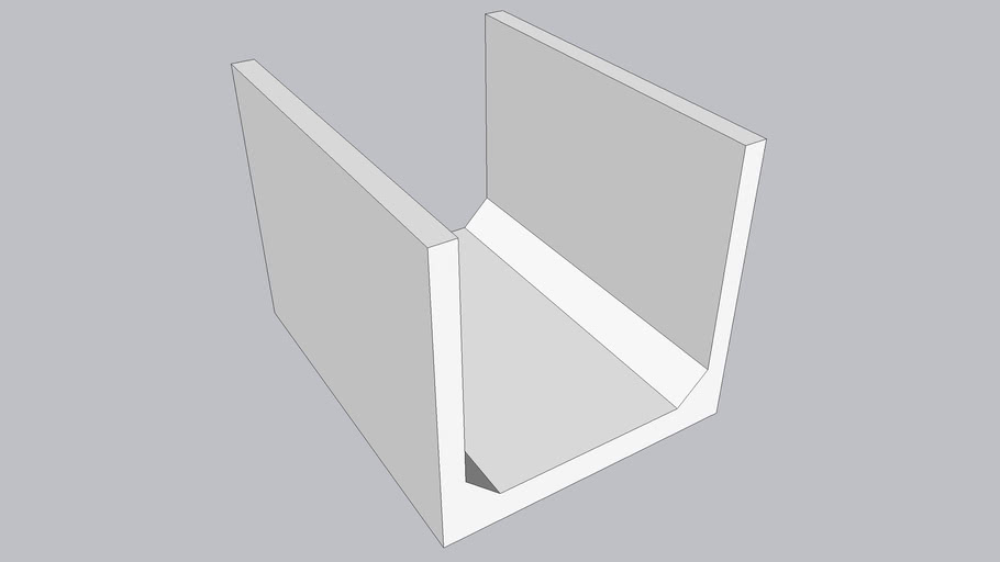 u ditch 80x80 | 3D Warehouse