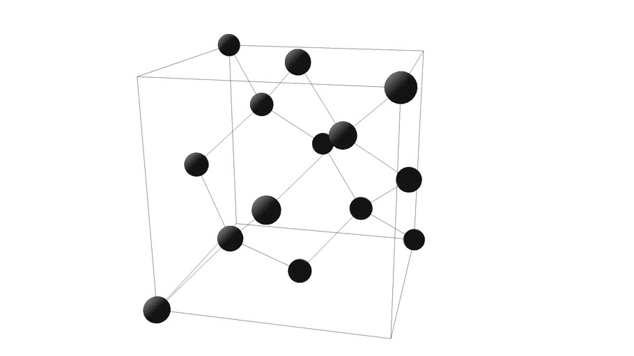 Diamond unit cell | 3D Warehouse