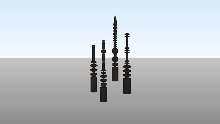 Spindle Pendants | 3D Warehouse