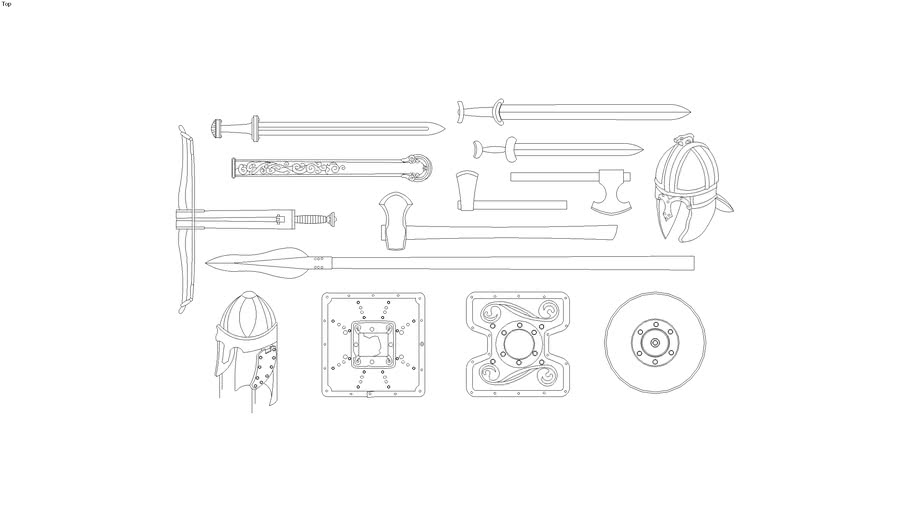 Pictish Weapons, Arms, and Armor | 3D Warehouse