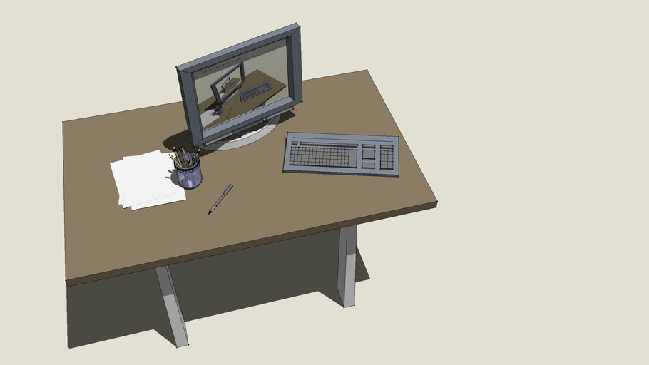 Computer Desk | 3D Warehouse