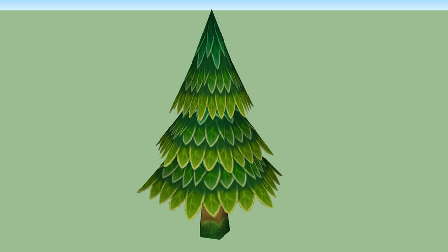 Mario Kart Wii - Moonview Highway Tree | 3D Warehouse