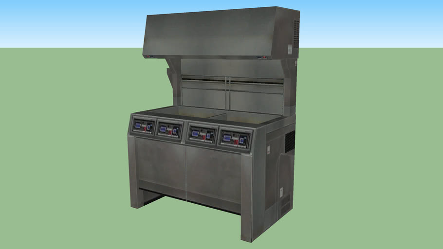 Kitchen - restaurant deep fryer | 3D Warehouse
