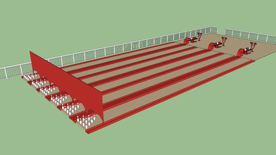 Pista de Boliche | 3D Warehouse