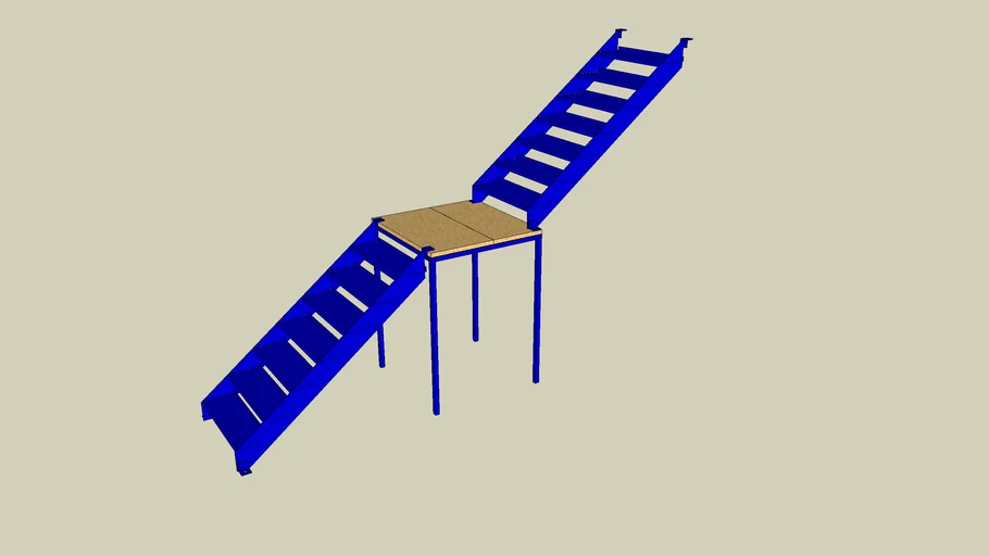 Mezz Platform Mock-Up | 3D Warehouse