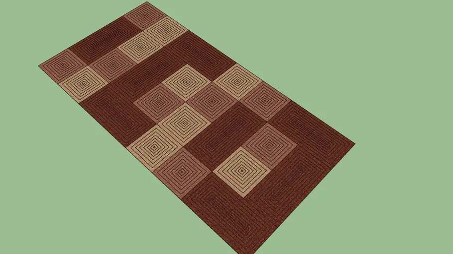 abstract design rug | 3D Warehouse