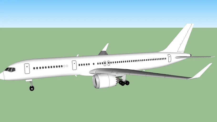 Brickton Aircraft 757-2 MAX (TEMPLATE) (2015F]) | 3D Warehouse