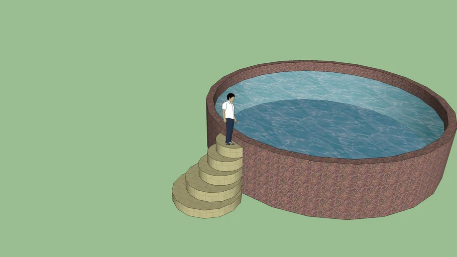 Round Pool | 3D Warehouse