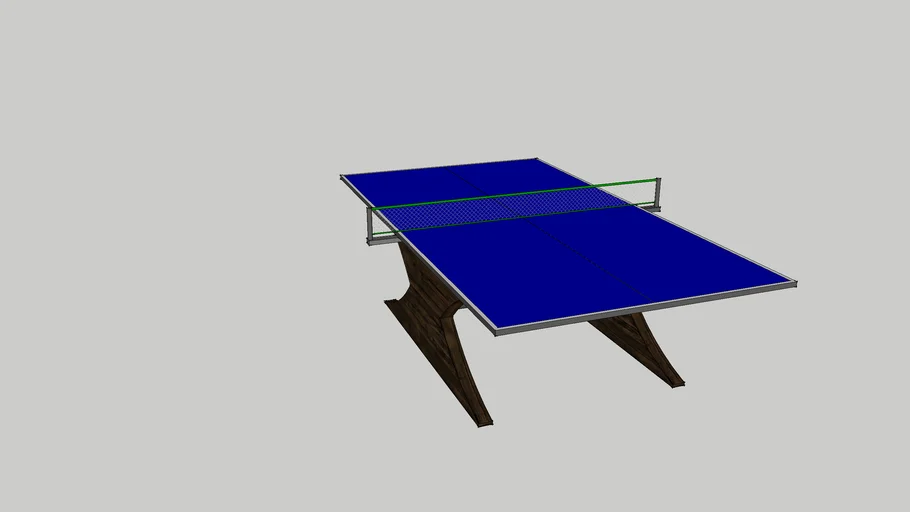 Regulation Table Tennis Table | 3D Warehouse