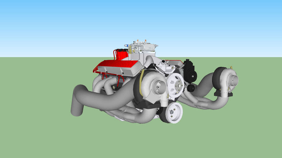 400ci SBC Twin Turbo | 3D Warehouse
