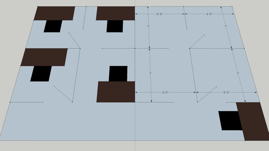 CS floor plan 2 | 3D Warehouse