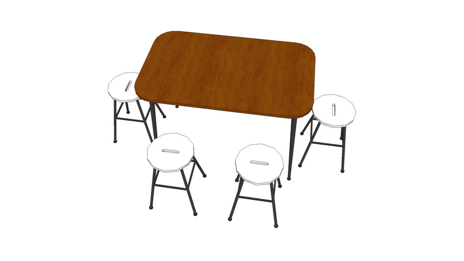 Cafe Table | 3D Warehouse