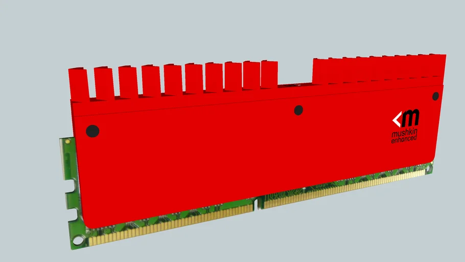 Mushkin Redline Ridgeback memory ddr3 | 3D Warehouse