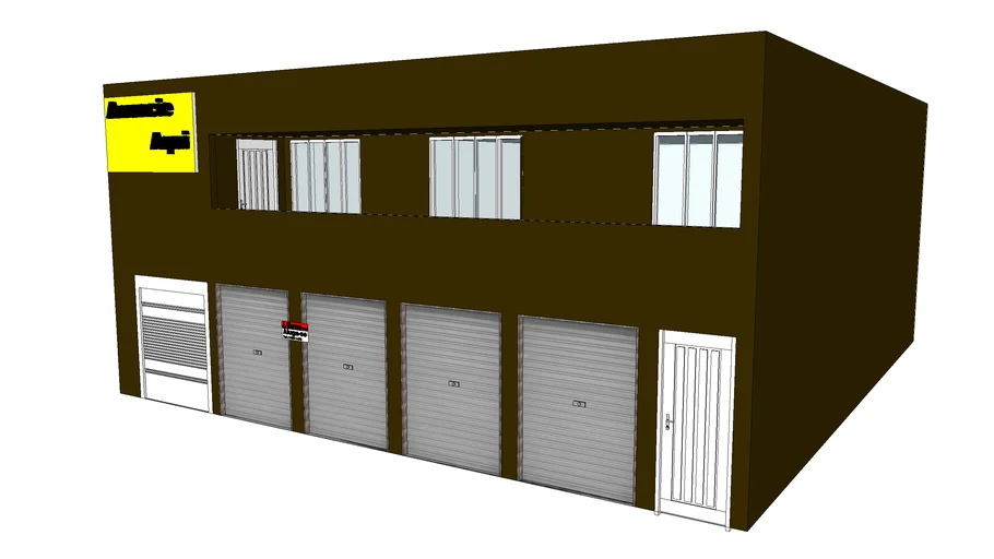 Loja com Com Casa em Cima | 3D Warehouse