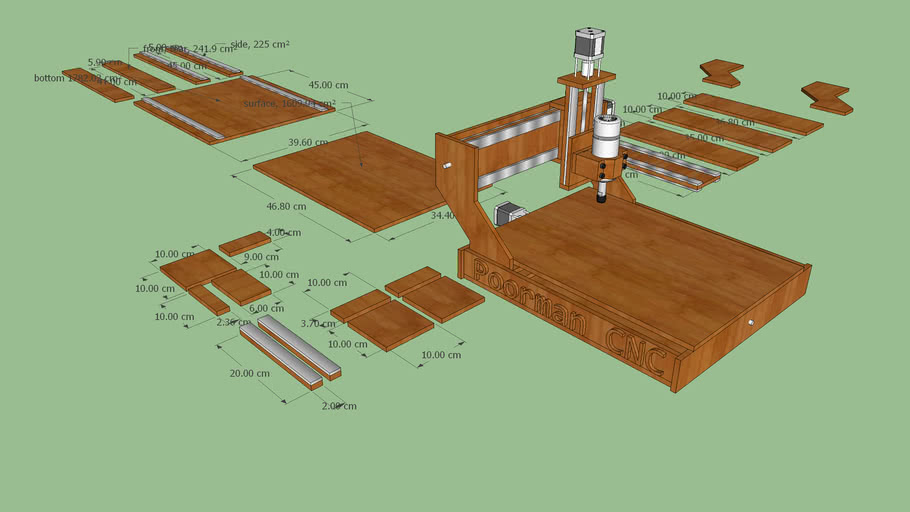 drawer slider CNC | 3D Warehouse