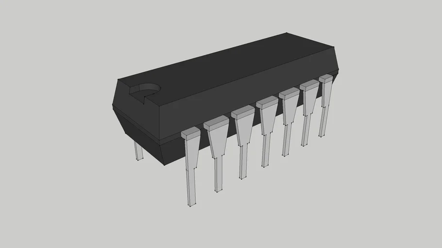 IC DIL 14 | 3D Warehouse